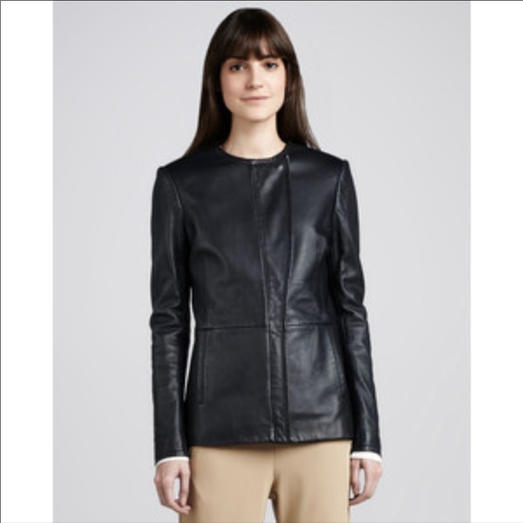 Theory | Jackets & Coats | New With Tags Theory Leather Jacket Blazer ...